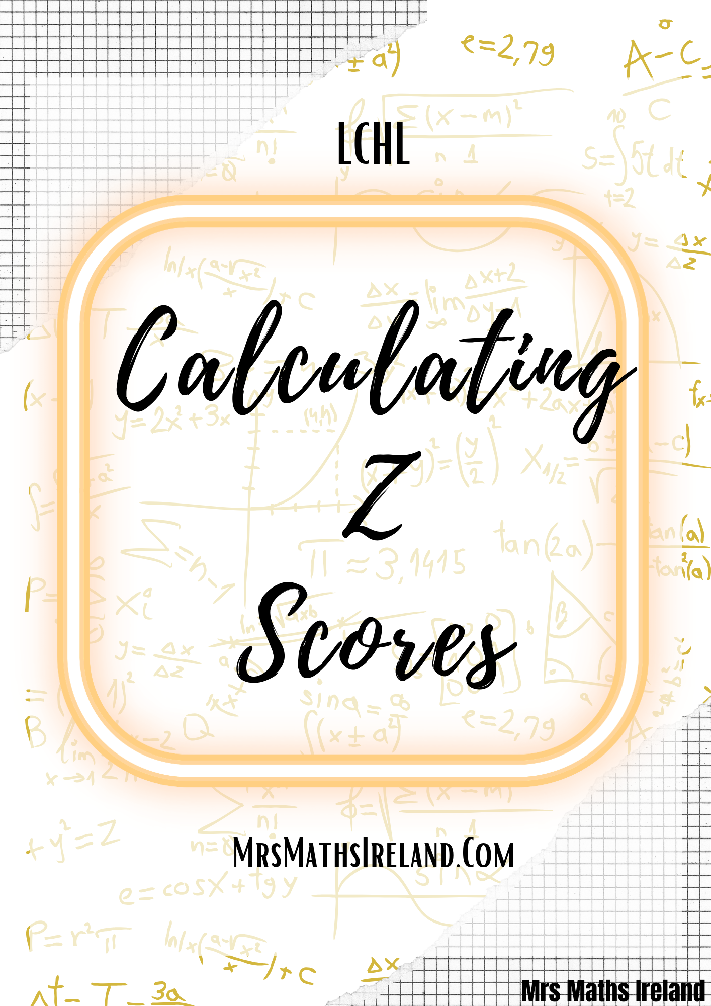 Calculating Z-Scores Guide - LCHL – Mrs Maths Ireland
